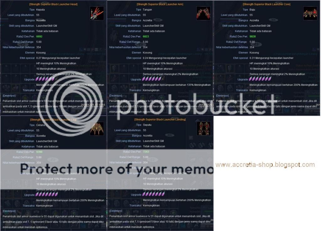 Accretia Aquila_Shop: Jual Equip