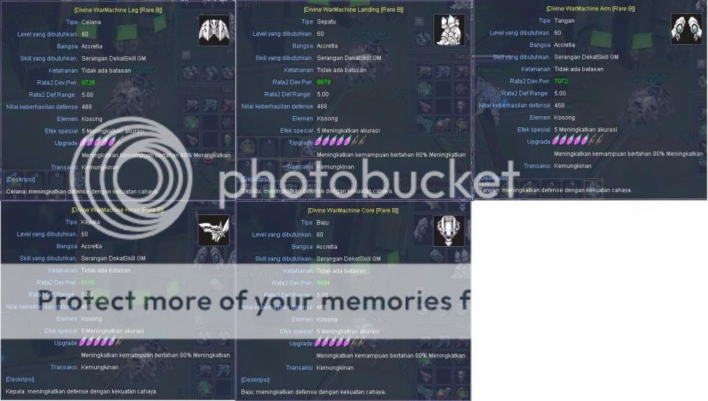 Accretia Aquila_Shop: Jual Equip